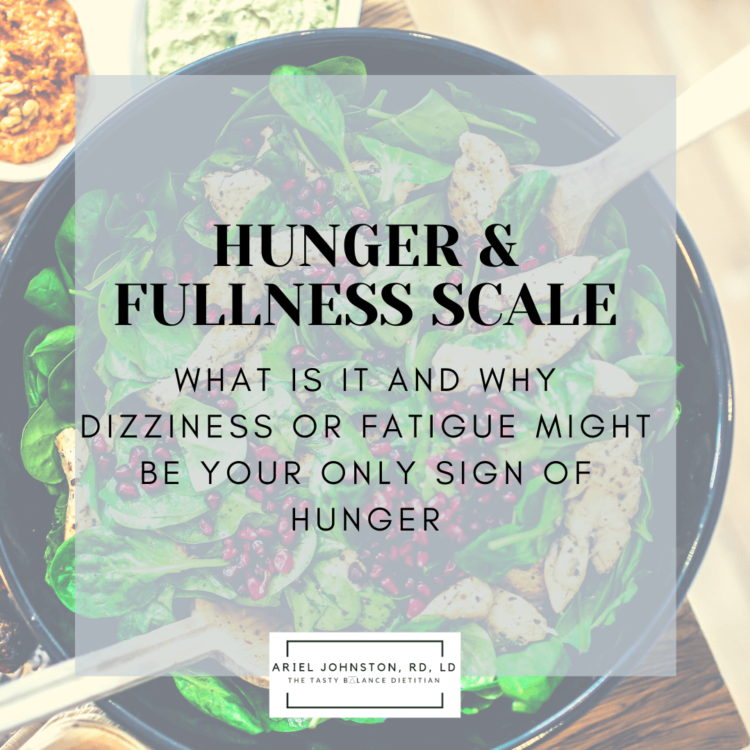 Hunger and Fullness Scale | The Tasty Balance | Eating Disorders